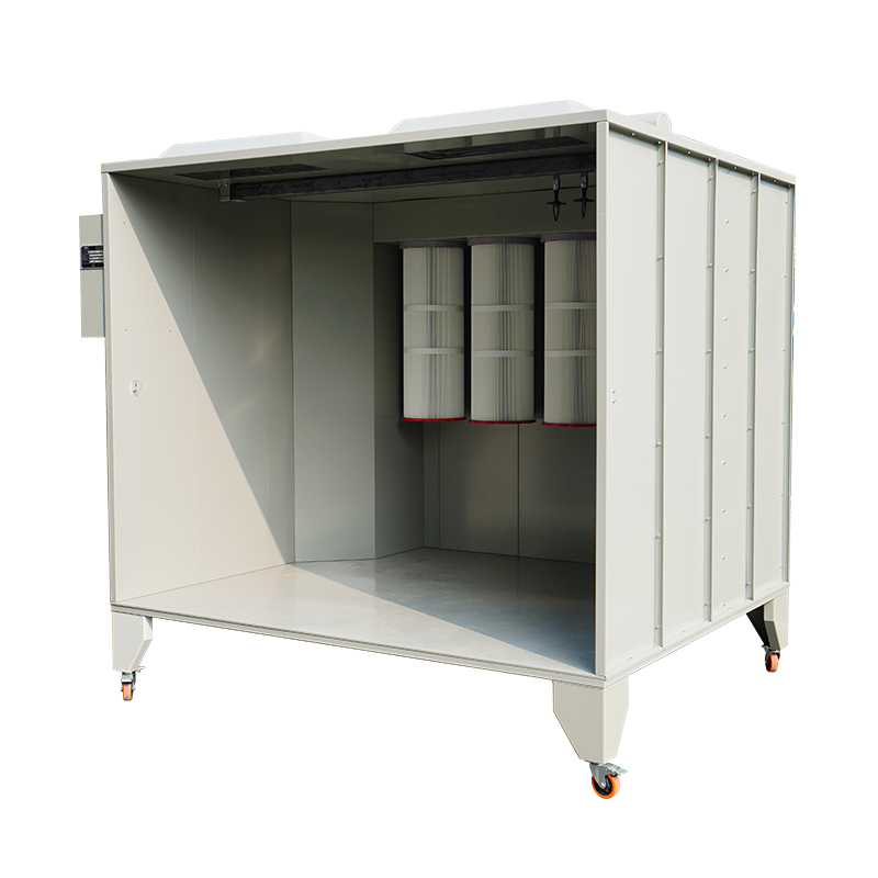 Manual Powder Coating Batch Booth, Powder Coating Booth Manufacturer ...